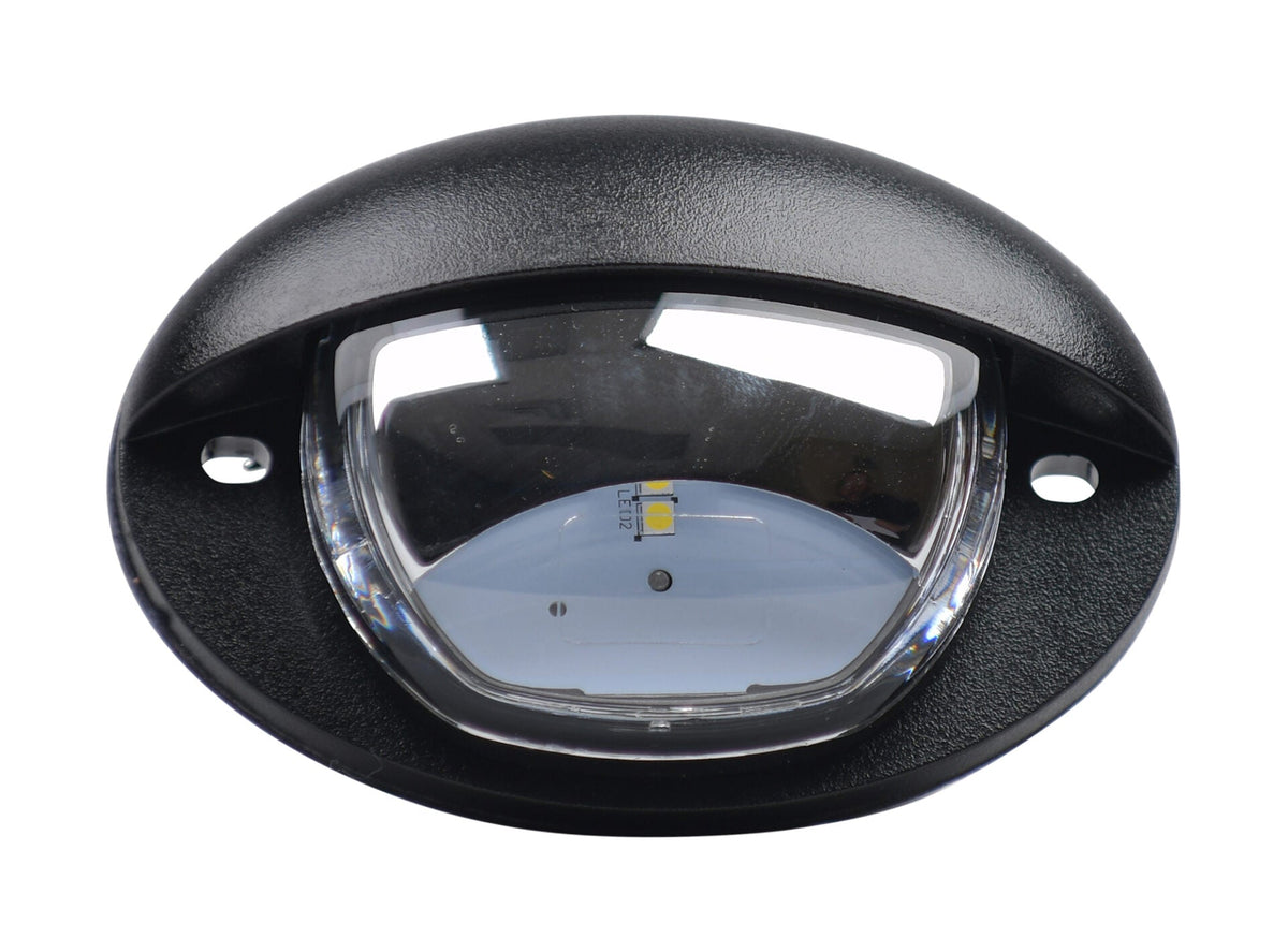 4" Oval White Curb/Entry Light — Mann Supply