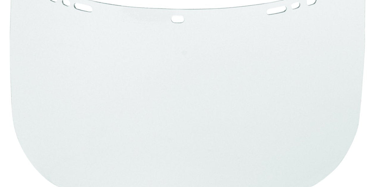Bullard Clear Acetate Visor - Heat-formed Multi-Fit, 8" x 15" x 0.060 ...