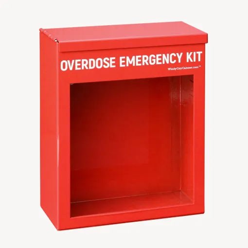 Overdose Emergency Kit Cabinet Non-Locking v2 — Mann Supply