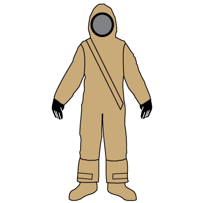 Kappler Vapor Non-Encapsulating Suit D5H457 6E - Safety Supplies — Mann ...