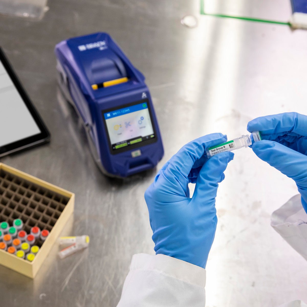 M611 Bluetooth Label Printer & Lab ID Software | Online Safety Store ...