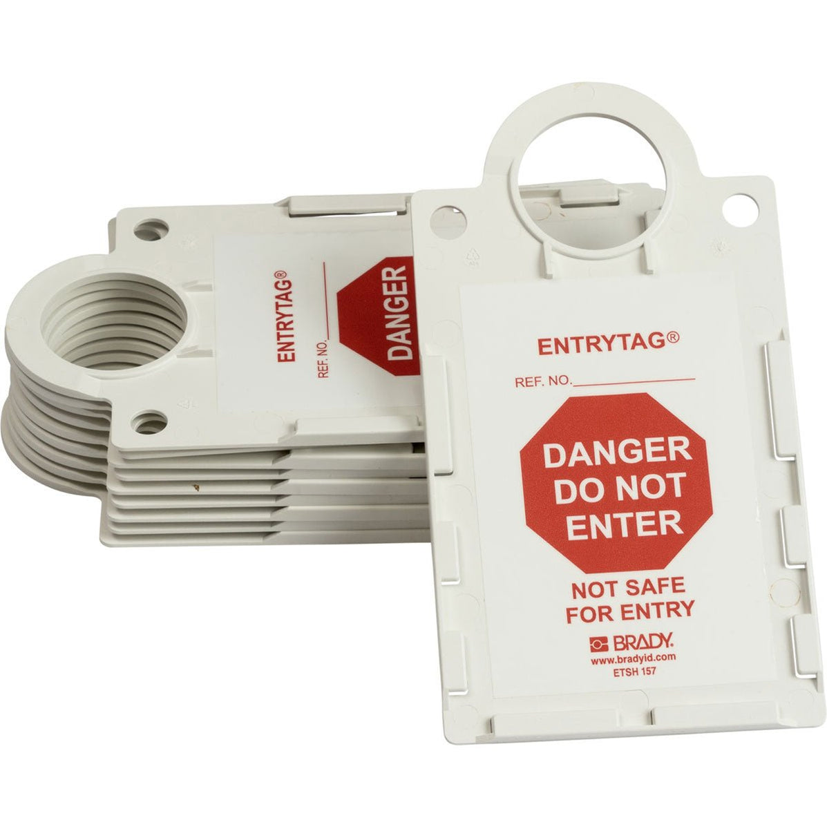 Enterytag Tag Holder - Box of 10 | Essential Safety Supplies — Mann Supply