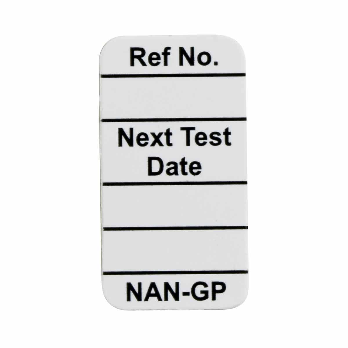NanoTag Next Test Date Inserts - Safety Store Essentials — Mann Supply